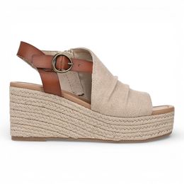 Blowfish Malibu Damen Braune Beige Wedge Slingbacks Heel Sandals - Amira