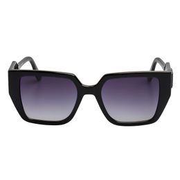 K by KARL LAGERFELD Damen Rechteckige Sonnenbrille aus recyceltem Kunststoff KL6098S N