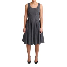Dolce & Gabbana Dolce Gabbana Aline Kleid aus bedruckter Baumwolle
