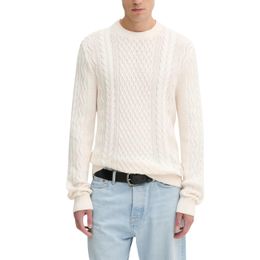 Tommy Hilfiger Kabelstrick Rundhals-Pullover