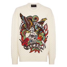 Philipp Plein Pullover Rundhalsausschnitt Tattoo