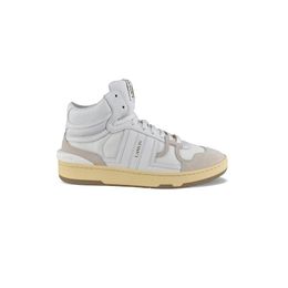 Lanvin Hohe Sneakers Clay Wei&szlig;