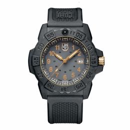 Luminox Schwarze Gummi Sportuhr