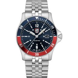 Luminox Graue Edelstahl-Sportuhr