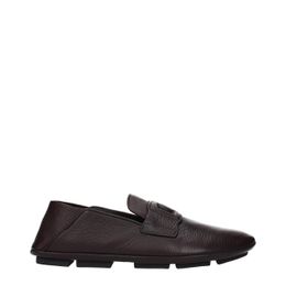 Dolce & Gabbana Dolce & Gabbana Braune Leder Slipper