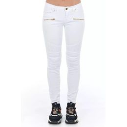 Frankie Morello Skinny Jeans mit Rei&szlig;verschluss-Detail