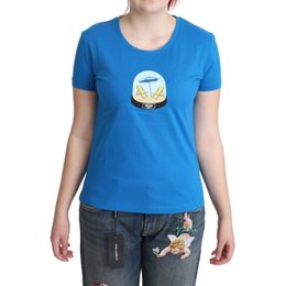 Moschino Strand-Szene Grafik T-Shirt