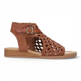Blowfish Malibu Damen-Cognac Braungewebte Micro Wedge Sandalen &ndash; Anuella