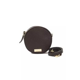 Rundes Leder-Crossbody-Modell Po5814