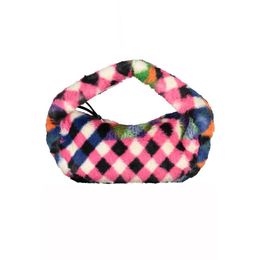Desigual Flauschige Tasche Mehrfarbig Karo