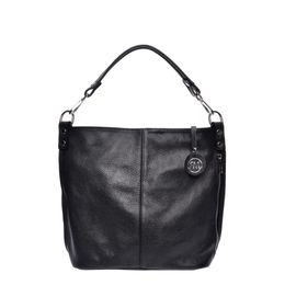 Roberta M Schwarz Rindsledertasche
