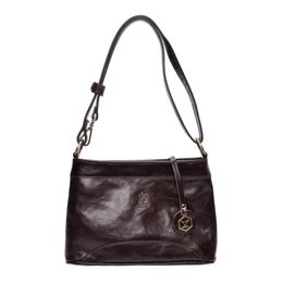 Luisa Vannini Kastanienbraun Rindsledertasche