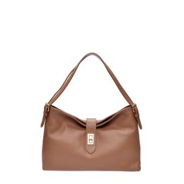 Anna Luchini Braun Rindsledertasche