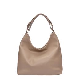 Anna Luchini Beige Rindsledertasche