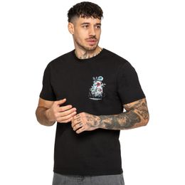 Enzo Milano | Herren T-Shirt mit floralem Grafikdruck