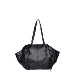 Roberta M Schwarz Rindsledertasche