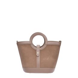 Anna Luchini Beige Rindsledertasche