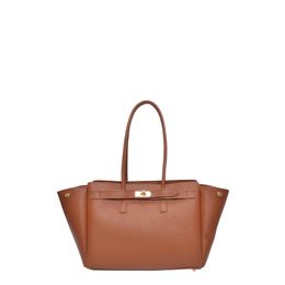 Isabella Rhea Braun Rindsledertasche