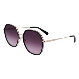 Longchamp Gold Metall Sonnenbrille