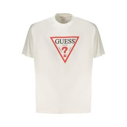 Guess Jeans Wei&szlig;es Baumwoll Herren T-Shirt
