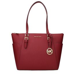 Michael Kors Rote Leder Schultertasche