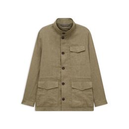 Bugatti Herren Leinen-Jacke Pure linen mit Stehkragen