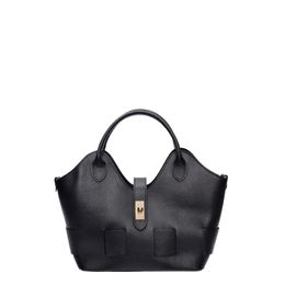 Roberta M Schwarz Rindsledertasche