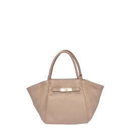 Roberta M Beige Rindsledertasche