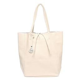 Roberta M Beige Rindsledertasche