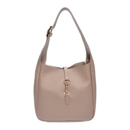 Anna Luchini Beige Rindsledertasche
