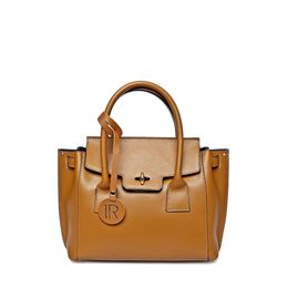 Isabella Rhea Braun Rindsledertasche