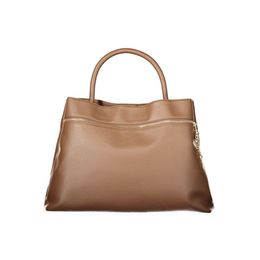TWINSET Karamell Handtasche mit Rei&szlig;verschluss
