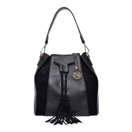 Roberta M Schwarz Rindsledertasche