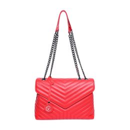Luisa Vannini Rot Rindsledertasche