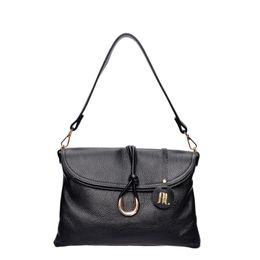 Anna Luchini Schwarz Rindsledertasche