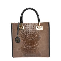 Roberta M Beige Rindsledertasche