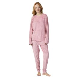 MUNICH Winter-Pyjamas Langarm Samt MU5 Frauen