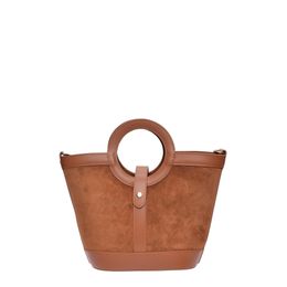 Anna Luchini Braun Rindsledertasche