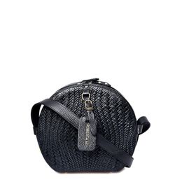Roberta M Schwarz Rindsledertasche