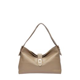 Anna Luchini Beige Rindsledertasche