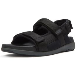 fitflop F-Mode Go Polyester Herren schwarze Sandalen