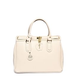 Roberta M Beige Rindsledertasche
