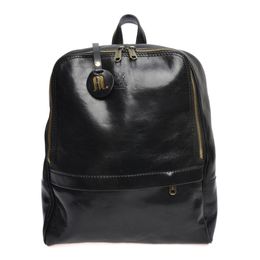 Anna Luchini Schwarz Rindsledertasche