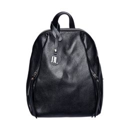 Anna Luchini Schwarz Rindsledertasche