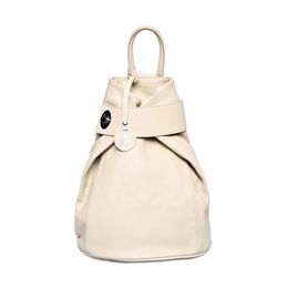 Anna Luchini Beige Rindsledertasche