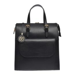 Luisa Vannini Schwarz Rindsledertasche
