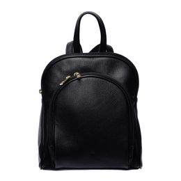 Anna Luchini Schwarz Rindsledertasche