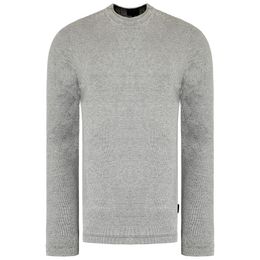 Ted Baker Staylay Herren grauer strukturierter Pullover