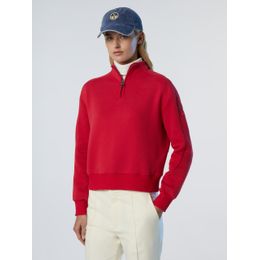 North Sails Sweatshirt mit halbem Rei&szlig;verschluss Winter-Fleece