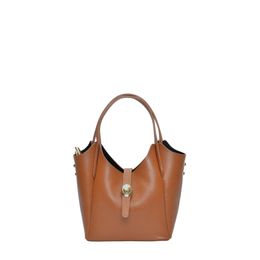 Isabella Rhea Braun Rindsledertasche